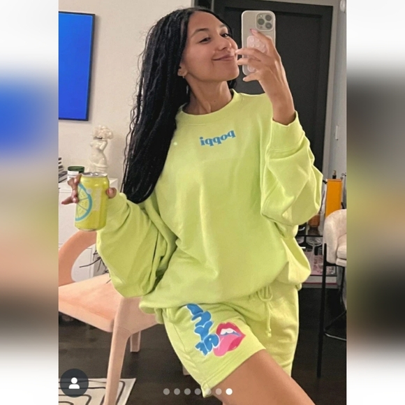 Poppi | Tops | Juicy Af Poppi Sweatshirt Shorts Set Limited Edition ...